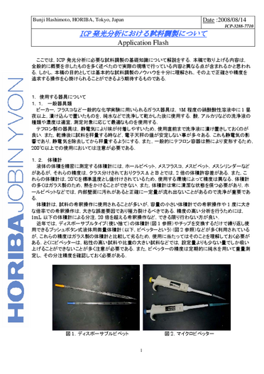 ICP発光分析 - HORIBA