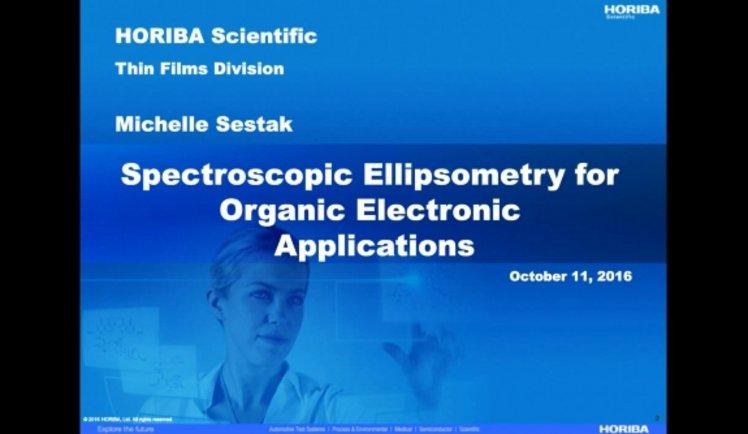 Spectroscopic Ellipsometry Videos and Webinars - HORIBA