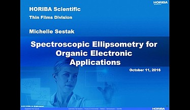 Spectroscopic Ellipsometry Videos and Webinars - HORIBA
