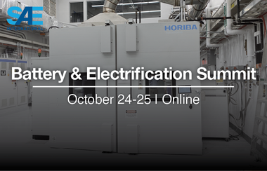 Battery & Electrification Summit - HORIBA