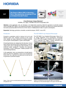 The Power of Micro-XRF in Gemology – Part 2: Non-destructive Screening to Find an Imitated ...