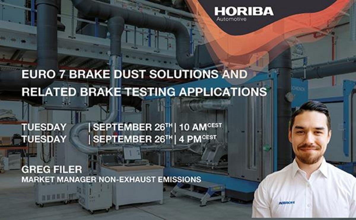 HORIBA at EuroBrake 2025 - Brake Technology Conference