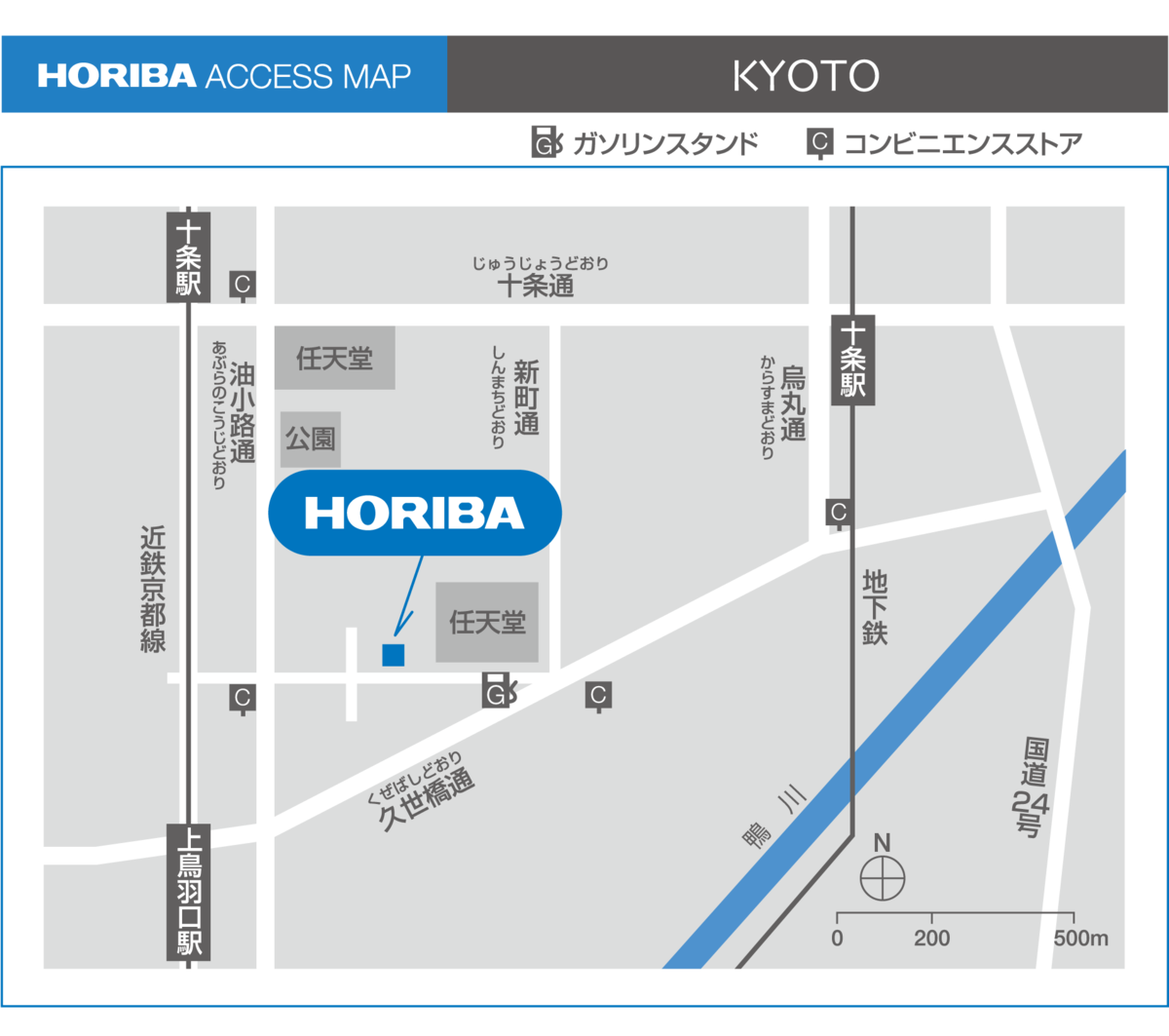 地図 - HORIBA
