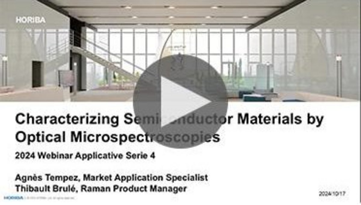 Raman Spectroscopy For Semiconductor Analysis Horiba