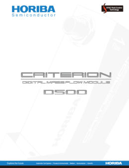 HORIBA Virtual Exhibition - Fluid Control Solutions