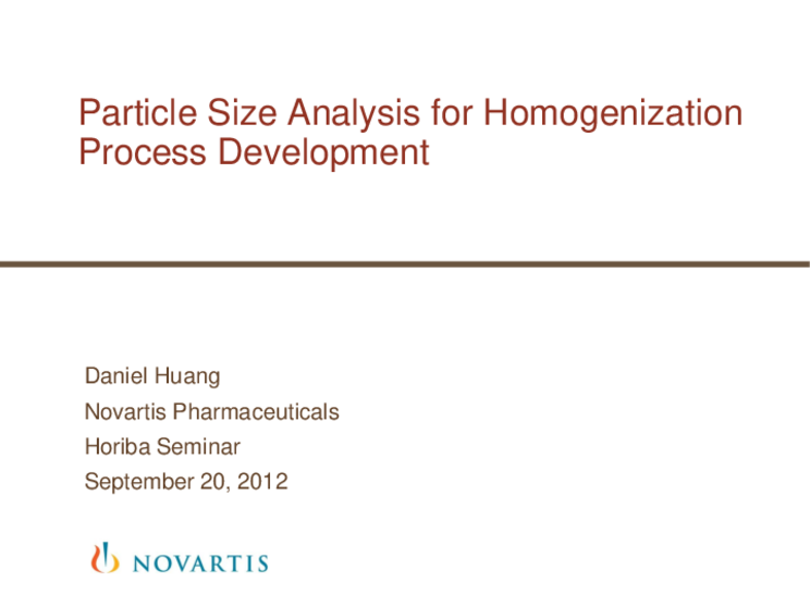Particle Analysis Webinar Series - HORIBA