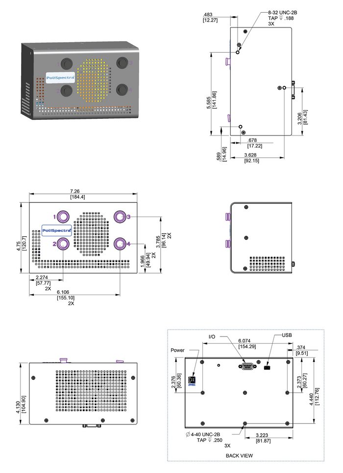 Quad-channel spectrometer | Quad-input spectrometer | Multitrack ...