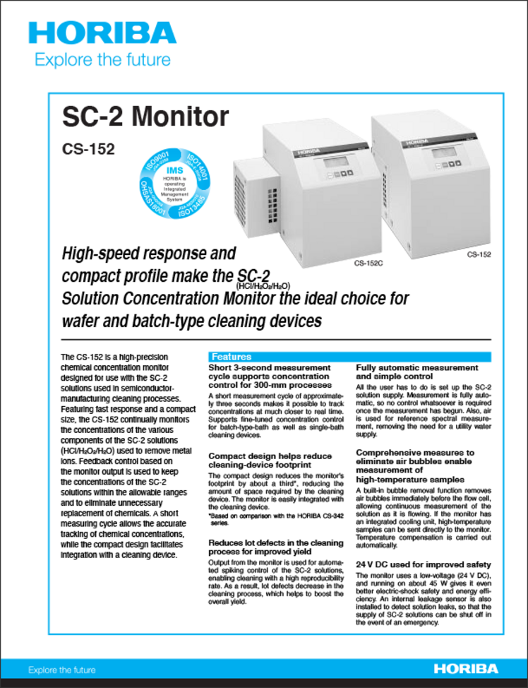 Brochures - HORIBA