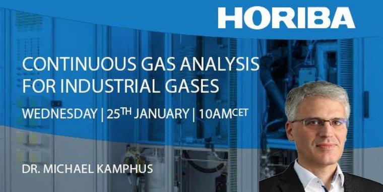 Webinar: Continuous Gas Analysis for Industrial Gases - HORIBA