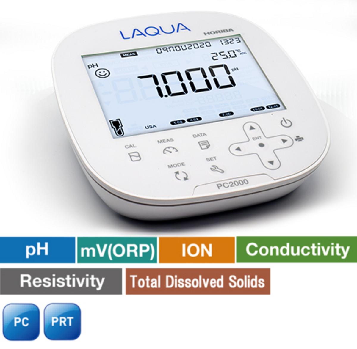 LAQUA PC2000 Benchtop pH/ORP/Ion/Conductivity/Resistivity/Total ...