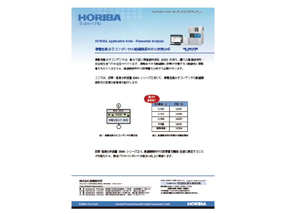 EMIA-Pro 炭素・硫黄分析装置（高周波誘導加熱方式） - HORIBA