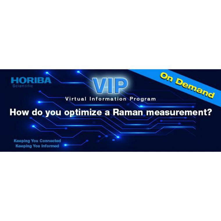 How do you optimize a Raman measurement? - HORIBA