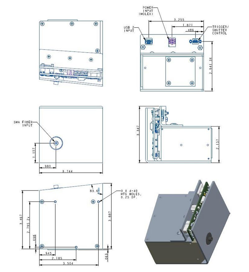 VS70-PDA-HDR Miniature 18-Bit Spectrometer - HORIBA