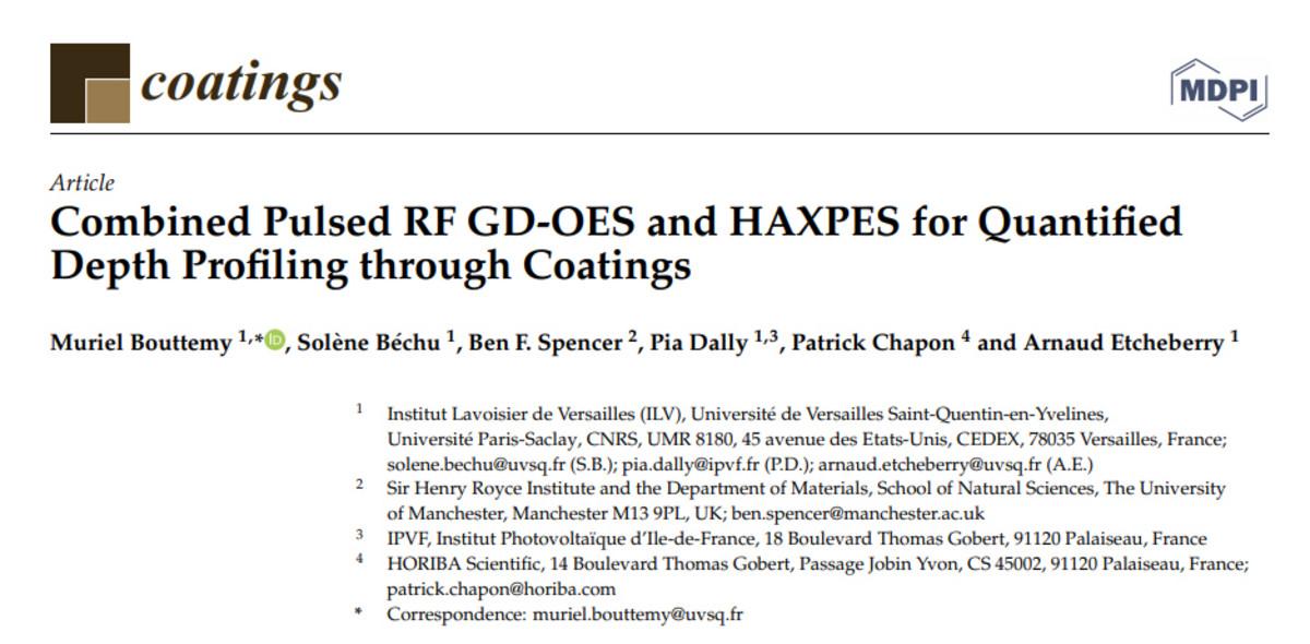 Glow Discharge Optical Emission Spectrometry (GD-OES) - HORIBA
