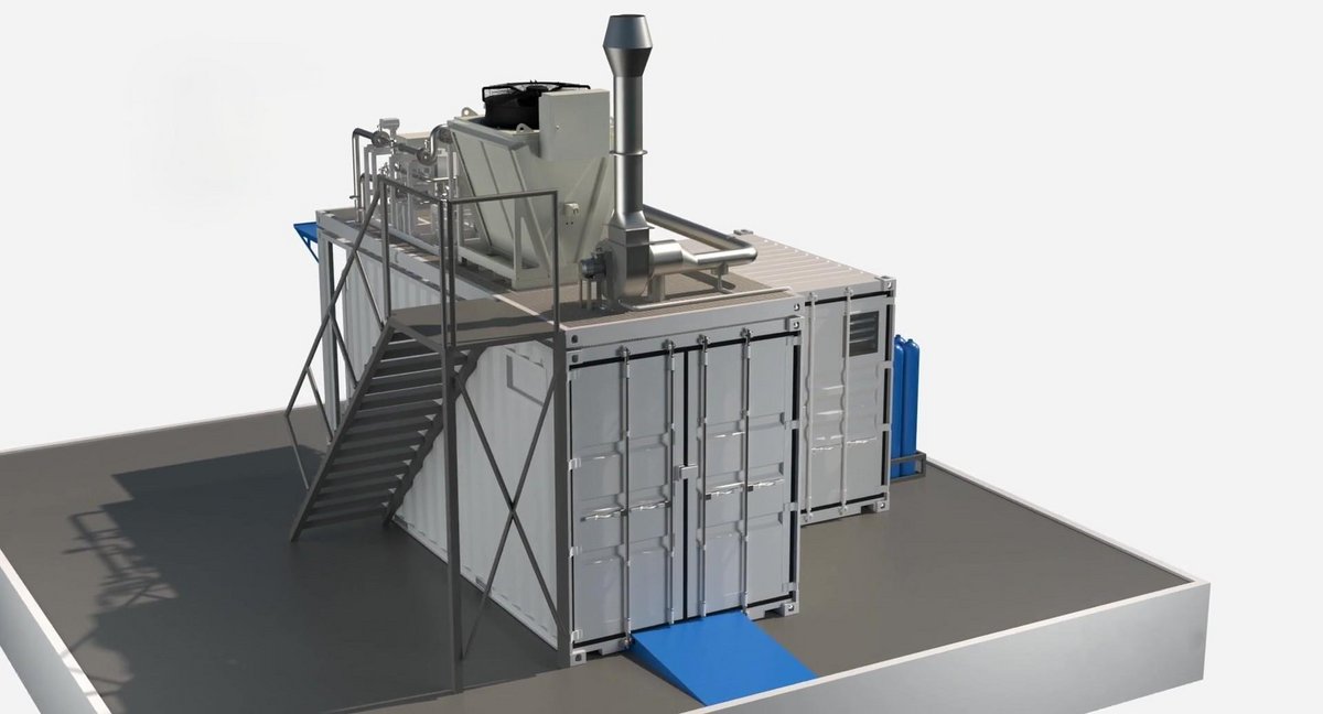 HyBOPS Fuel Cell System Testing Container - HORIBA