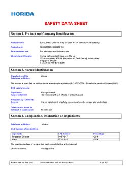 Safety Data Sheets - HORIBA