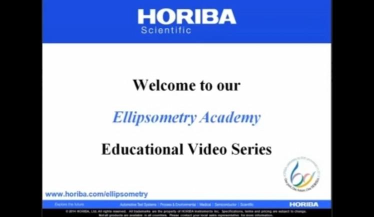 Spectroscopic Ellipsometry - HORIBA