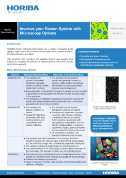 Raman & CytoViva's Hyperspectral Imaging solutions - HORIBA