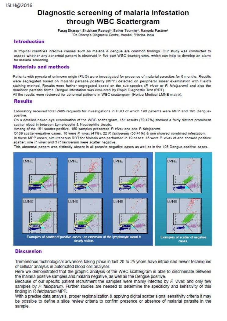 Scientific Posters - HORIBA - Hematology, hemostasis, clinical chemistry