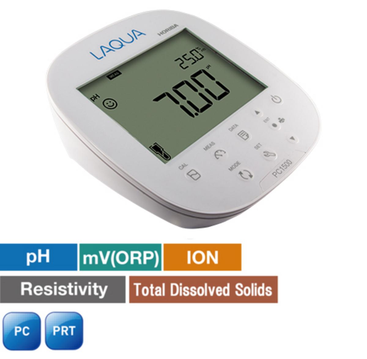 LAQUA PC1500 Benchtop pH/Conductivity Meter - HORIBA