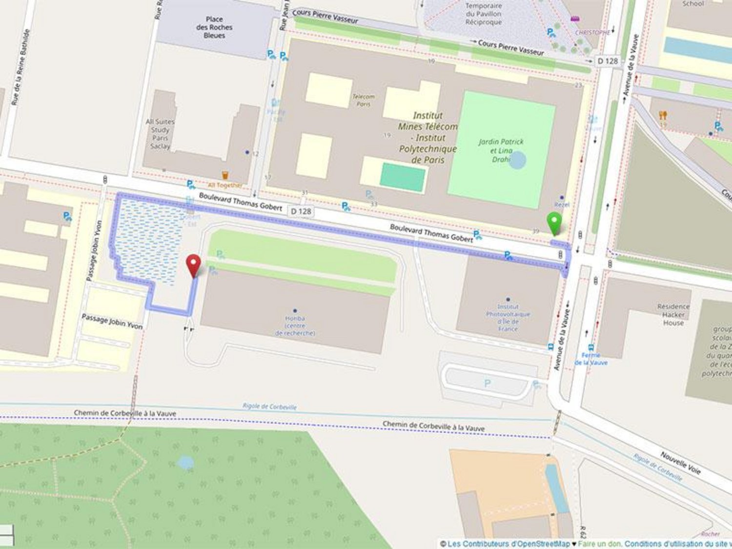 Indications d'accès - HORIBA