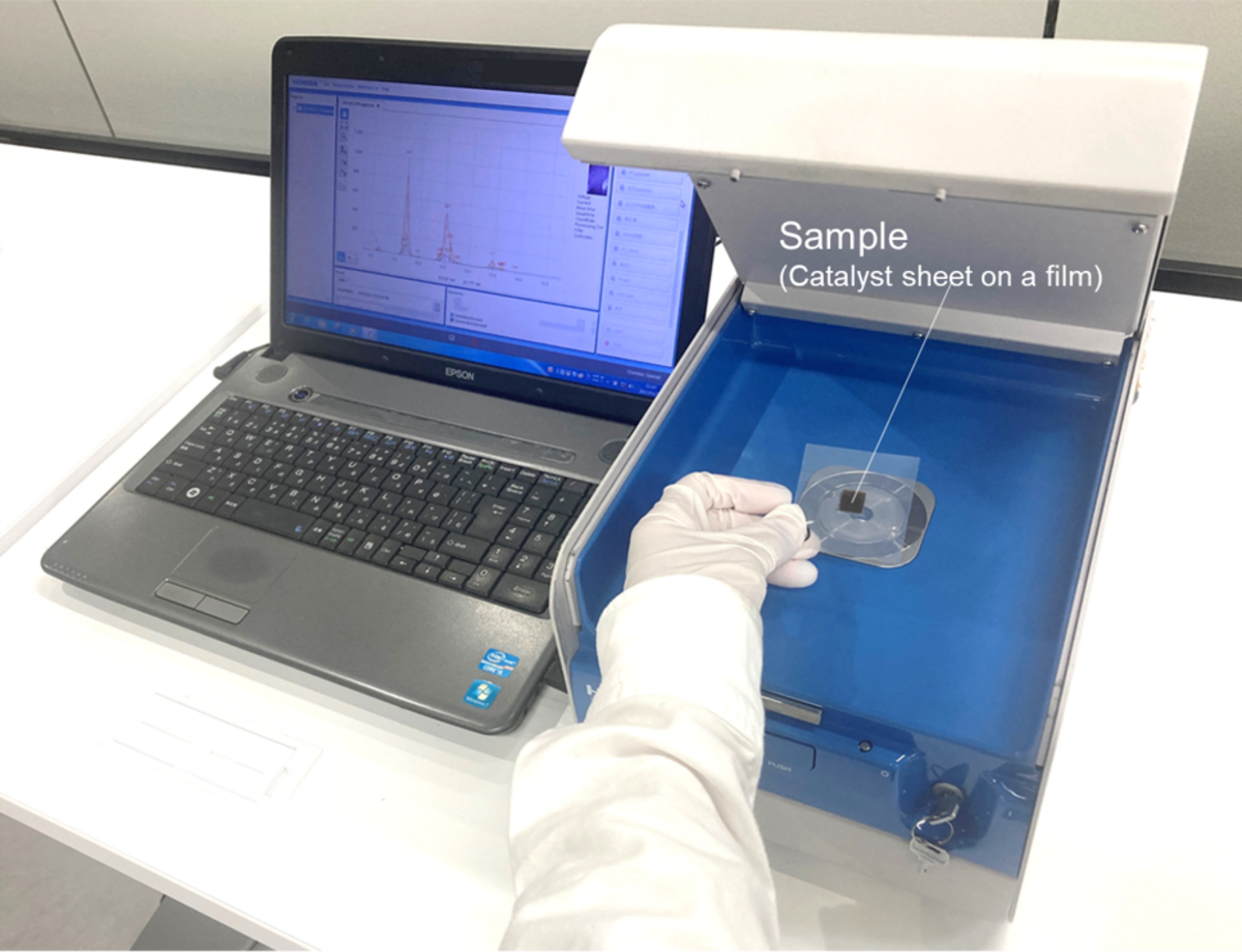 Pt Loading Mass Determination Of Pemfc Catalyst Sheet Using A Benchtop Edxrf Analyzer Horiba