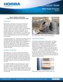 Metal Powder Size Measurement