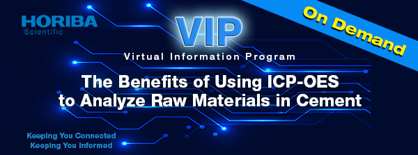 The Benefits of Using ICP-OES to Analyze Raw Materials in Cement - HORIBA