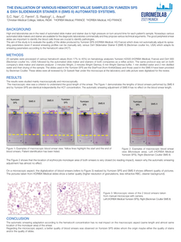 Slidemaker HORIBA Yumizen SPS vs Beckman DxH Slidemaker Stainer ll